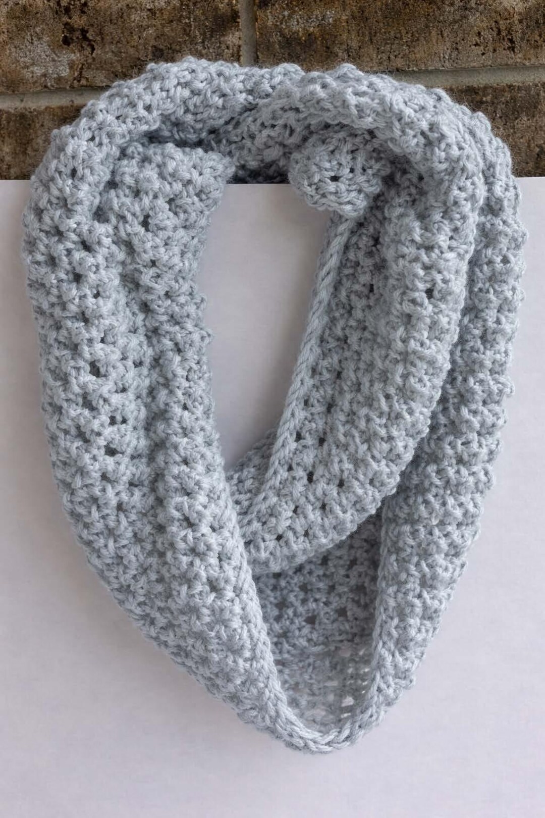Cozy Chunky Crochet Infinity Scarf – Soft Handmade Winter Scarf, Double ...