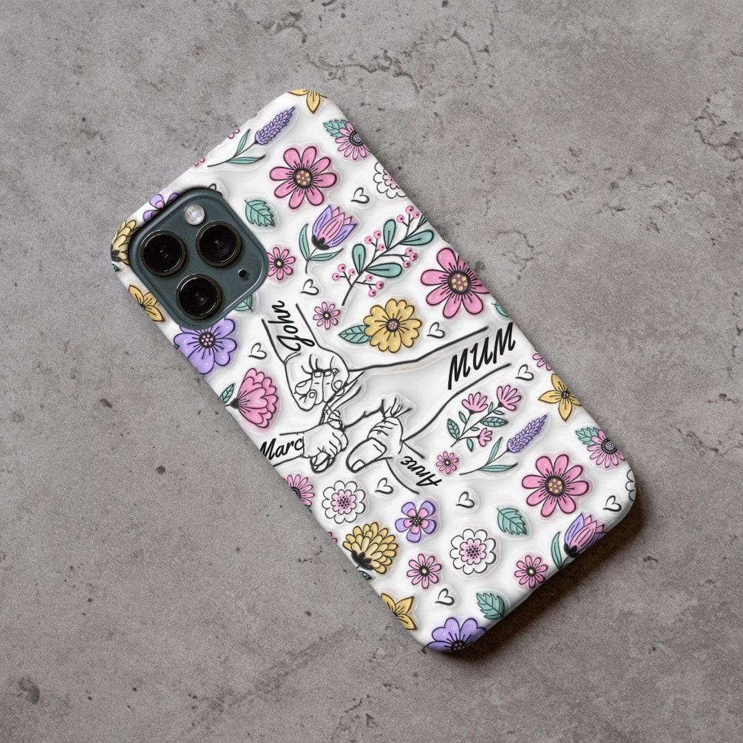 Personalised Phone Case Gifts, Personalized 3D Inflated Effect Phone ...