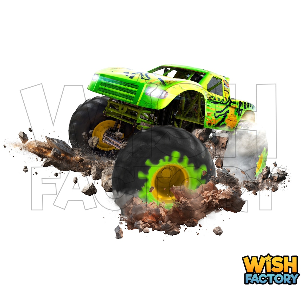 Monster Truck Gunkster - Etsy
