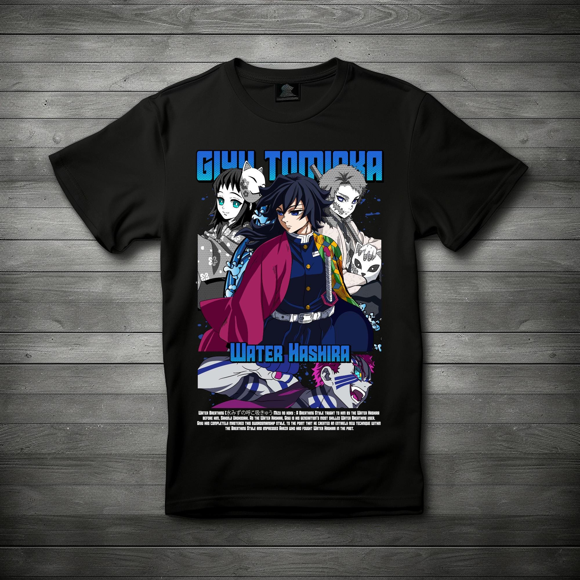 Giyu Tomioka Anime Tshirt Design - Etsy