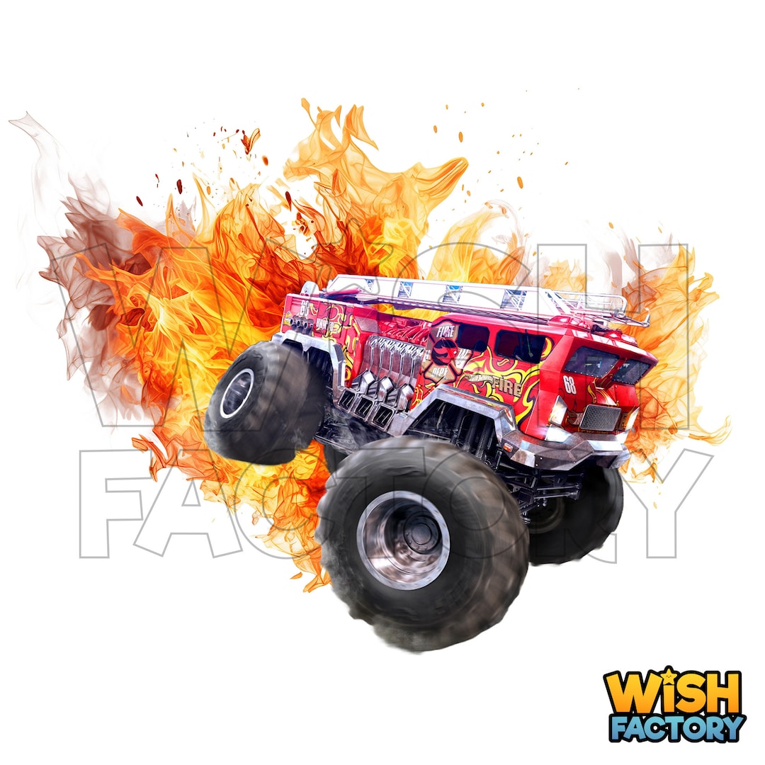 Monster Truck 5alarm - Etsy