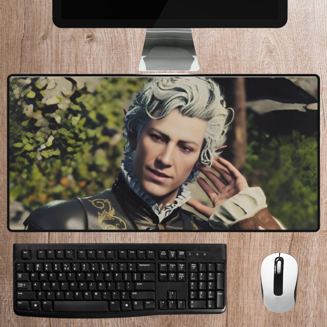 Keyboard Mat Astarion Desk Mat Baldurs Gate 3 Desk Mat BG3 Desk Mat ...