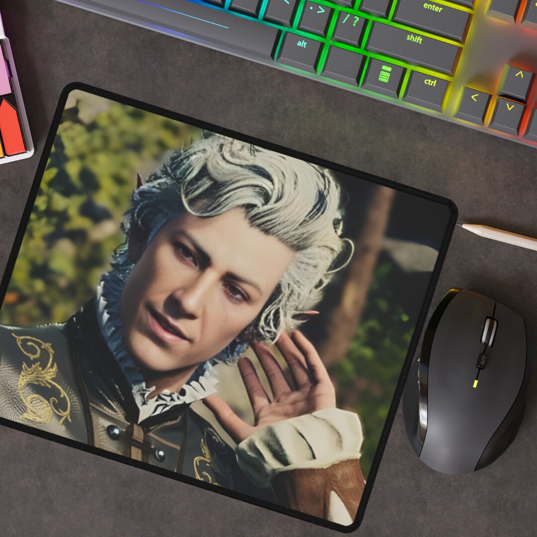 Baldur's Gate 3 Desk Mat Astarion Desk Mat Baldurs Gate 3 Desk Mat BG3 ...