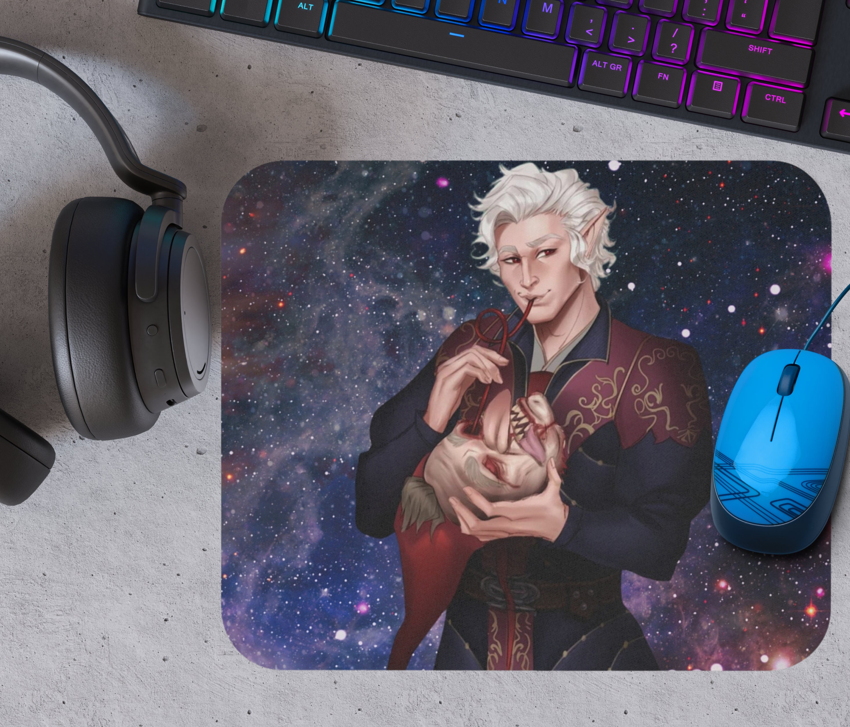 BG3 Mouse Pad Baldurs Gate 3 Mouse Pad Astarion Mouse Pad for Gamers ...