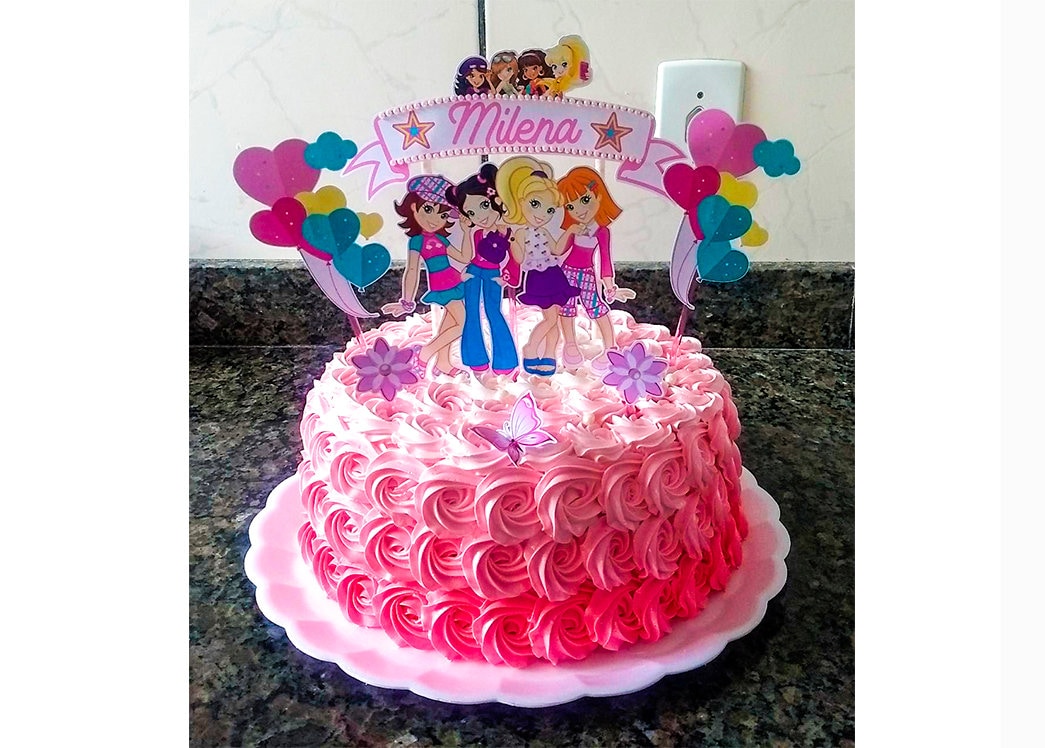 Polly Pocket Cake Topper - Personalized Birthday, Cake Decoration ...