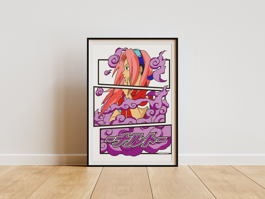 Naruto Haruno Sakura Anime Poster Anime Gift Manga Poster Manga Gift - Etsy