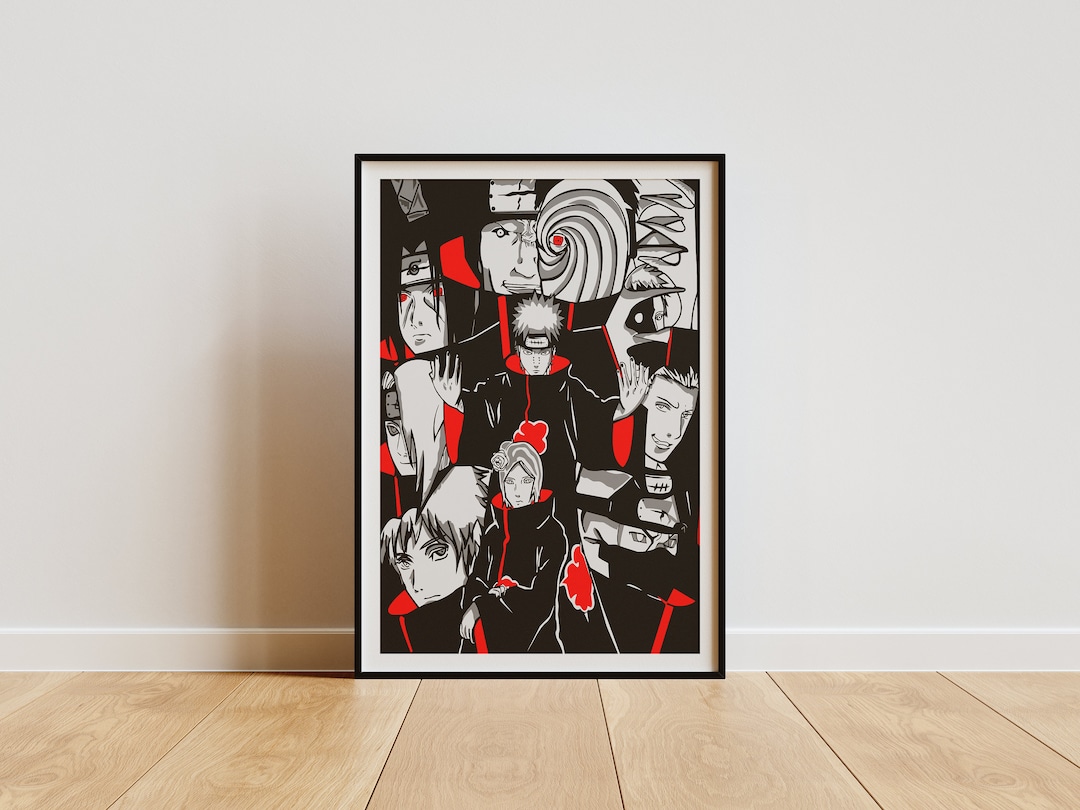 Naruto Akatsuki Anime Poster Anime Gift Manga Poster Manga Gift - Etsy