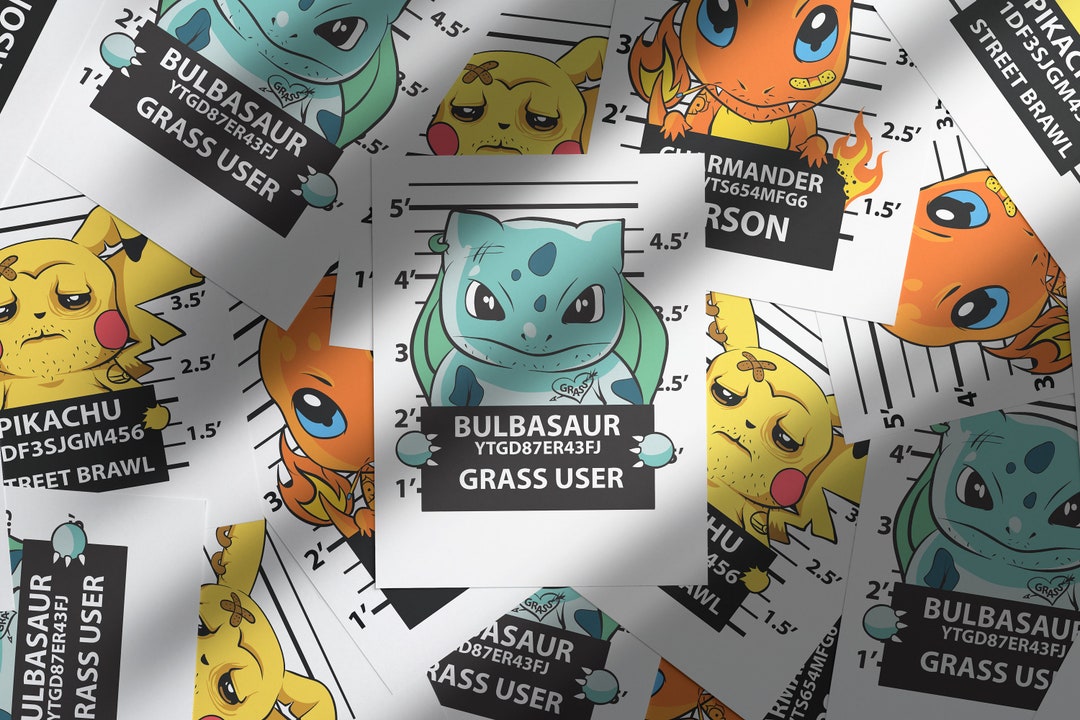 Pokemon Jail Set Digital Poster Anime Poster anime Gift Manga Poster ...