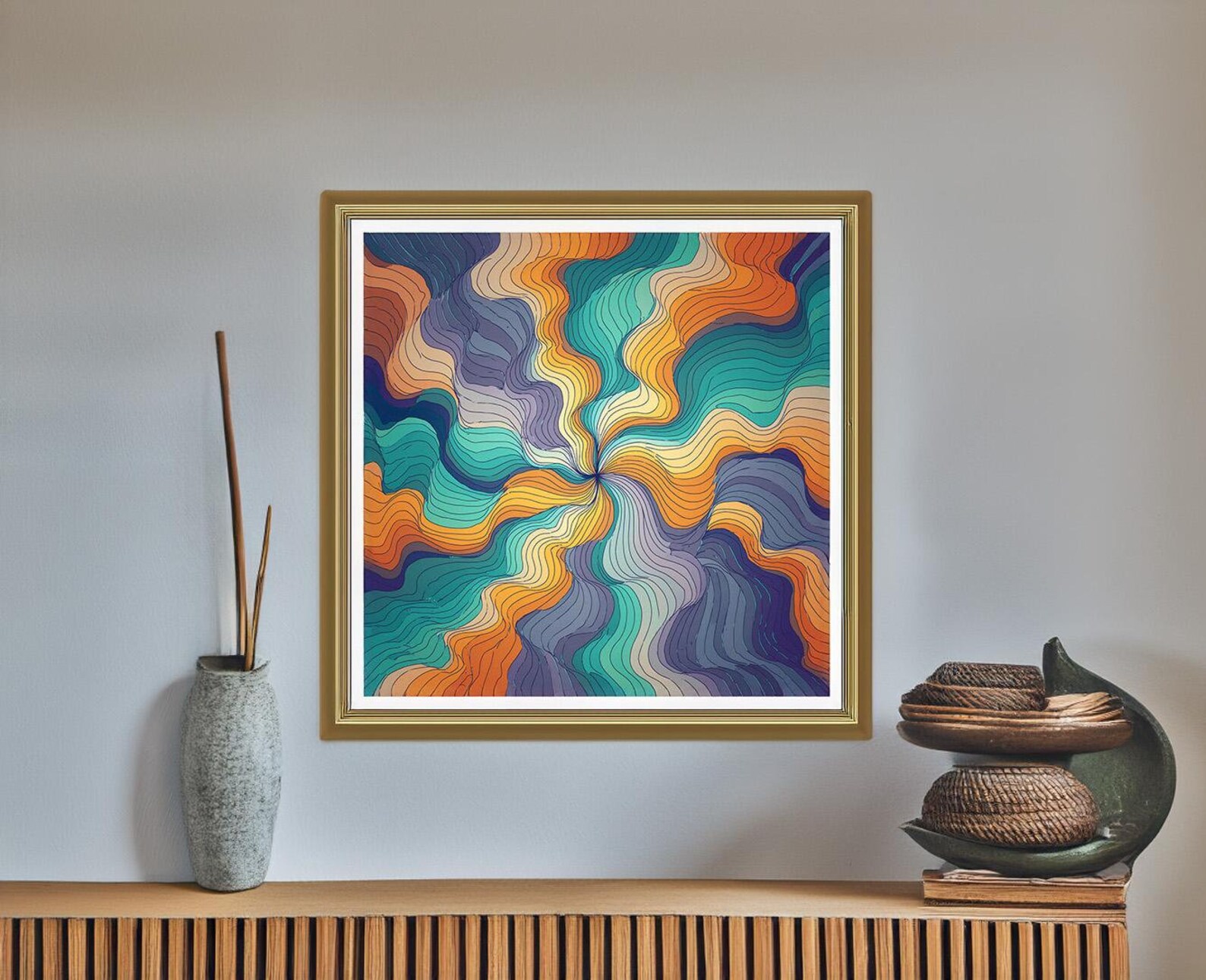 Modern Psychedelic Flux Art, Transcendent Creativity-igniting Abstract ...