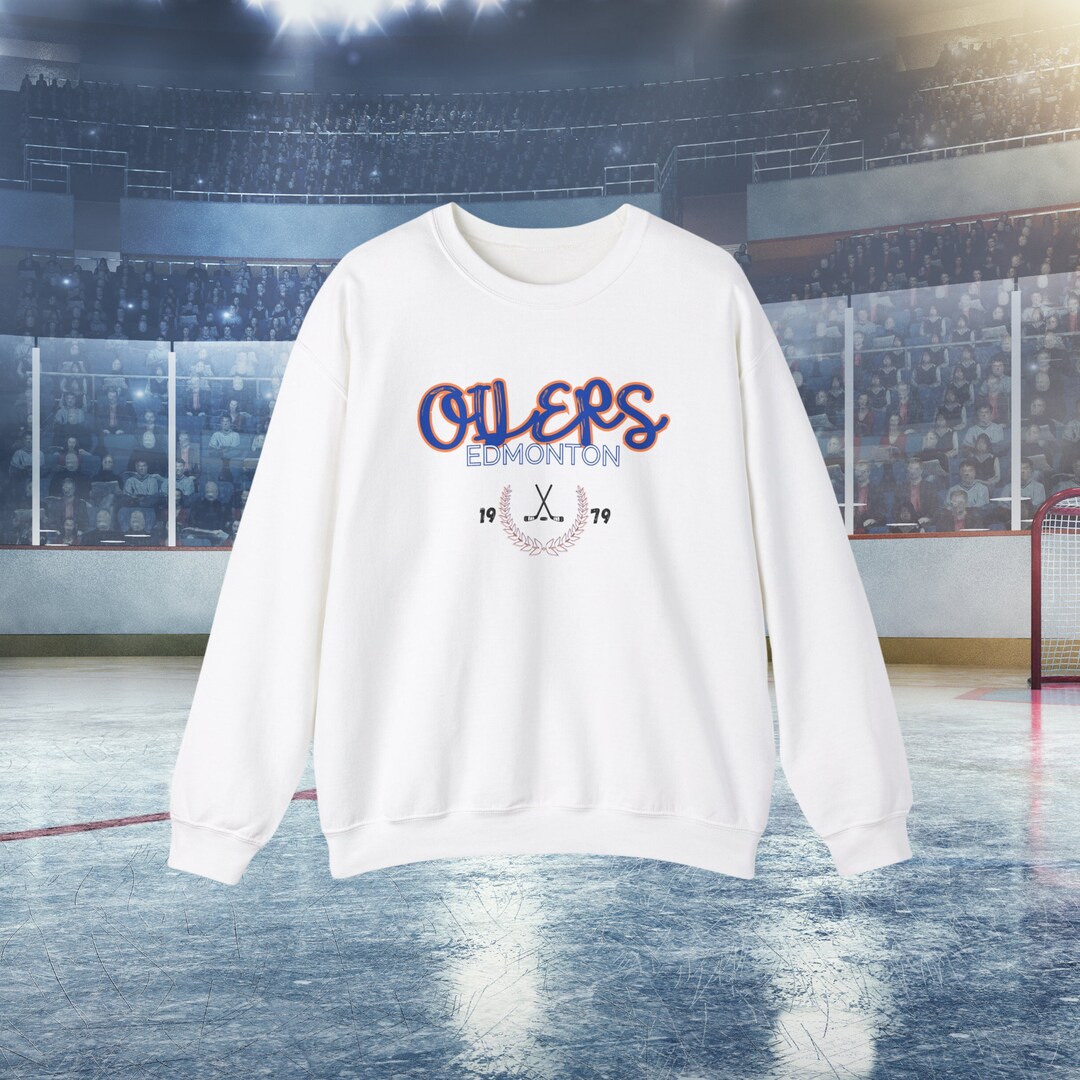 Edmonton Oilers Sweatshirt, Womens Nhl Sweatshirt, Ladies Nhl ...