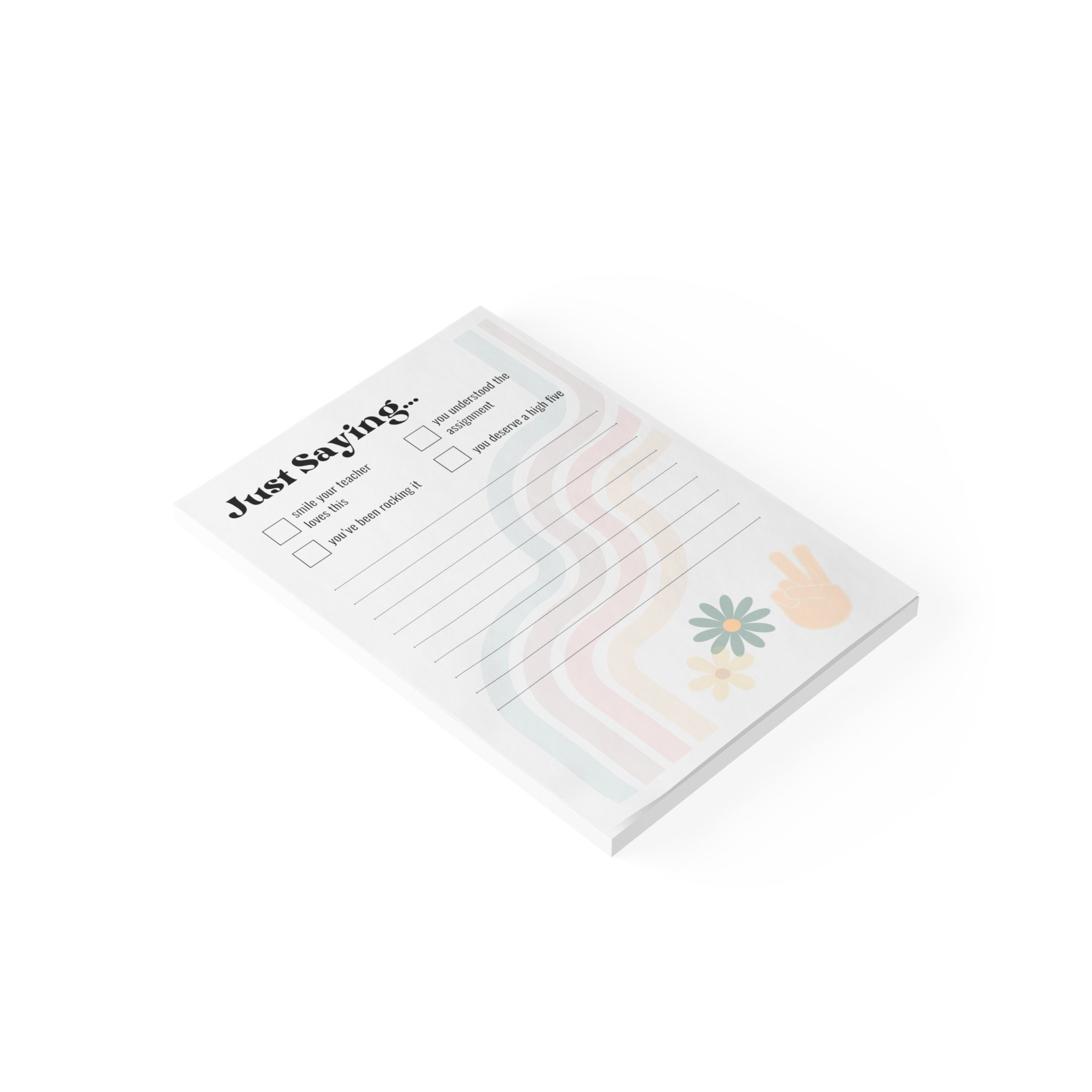 Positive Teacher Student Note Praise Teacher Note Pad Post-it® Note ...