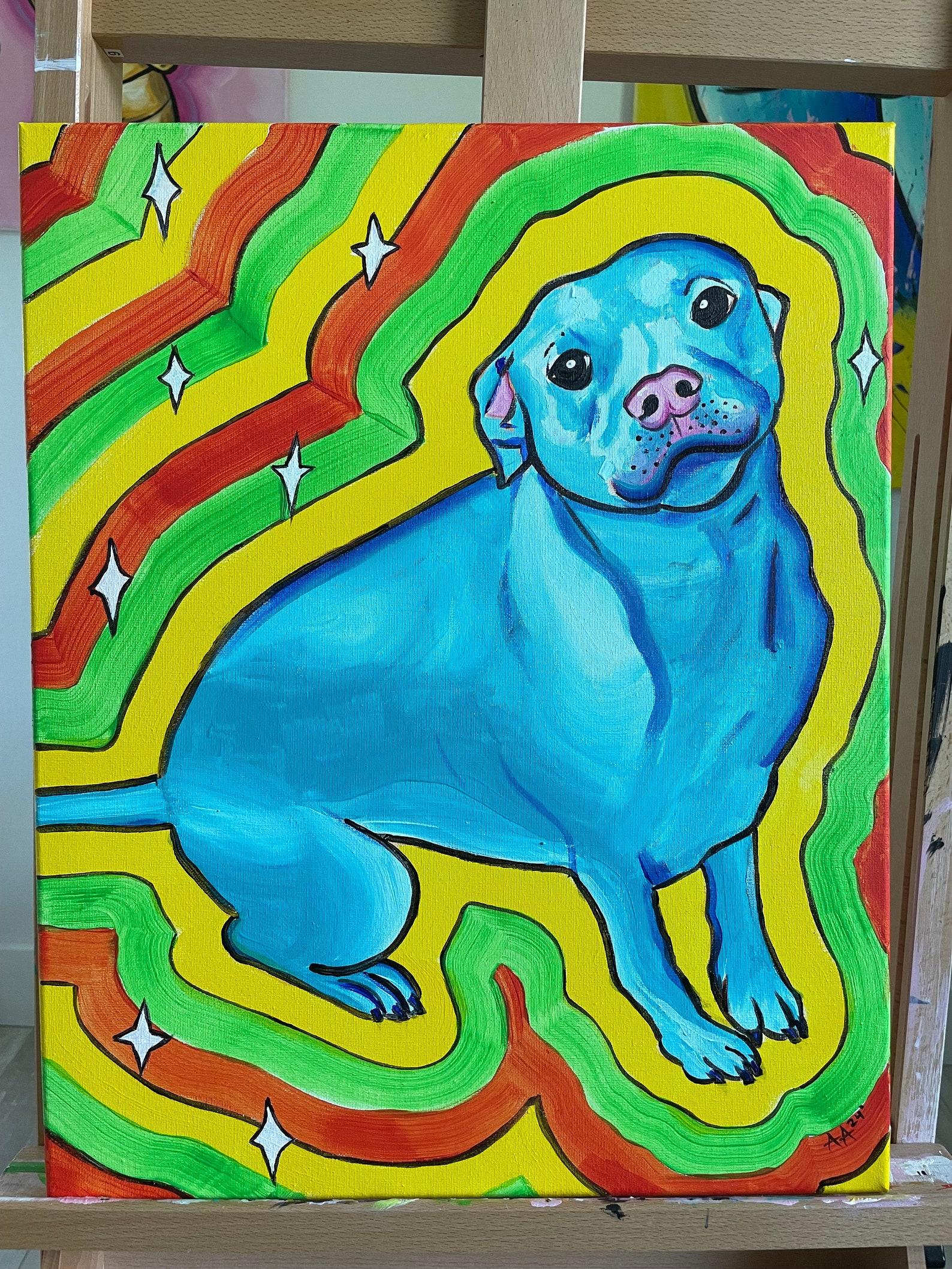 Custom Hand Painted Pop Art Pet Portraits - Etsy