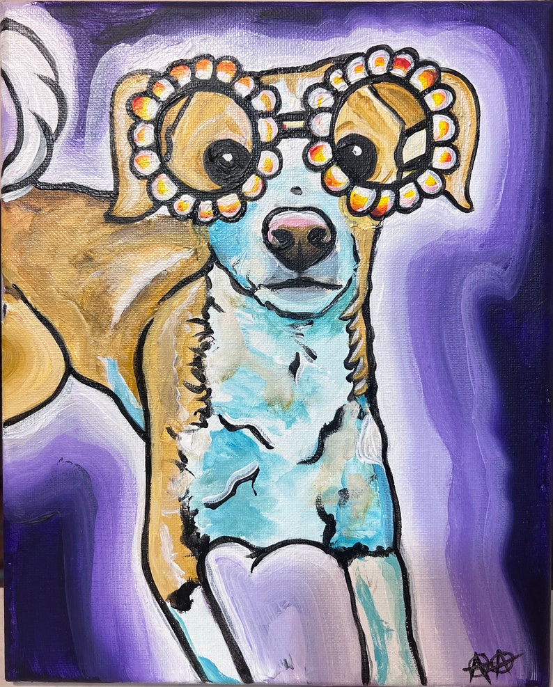 Custom Hand Painted Pop Art Pet Portraits - Etsy
