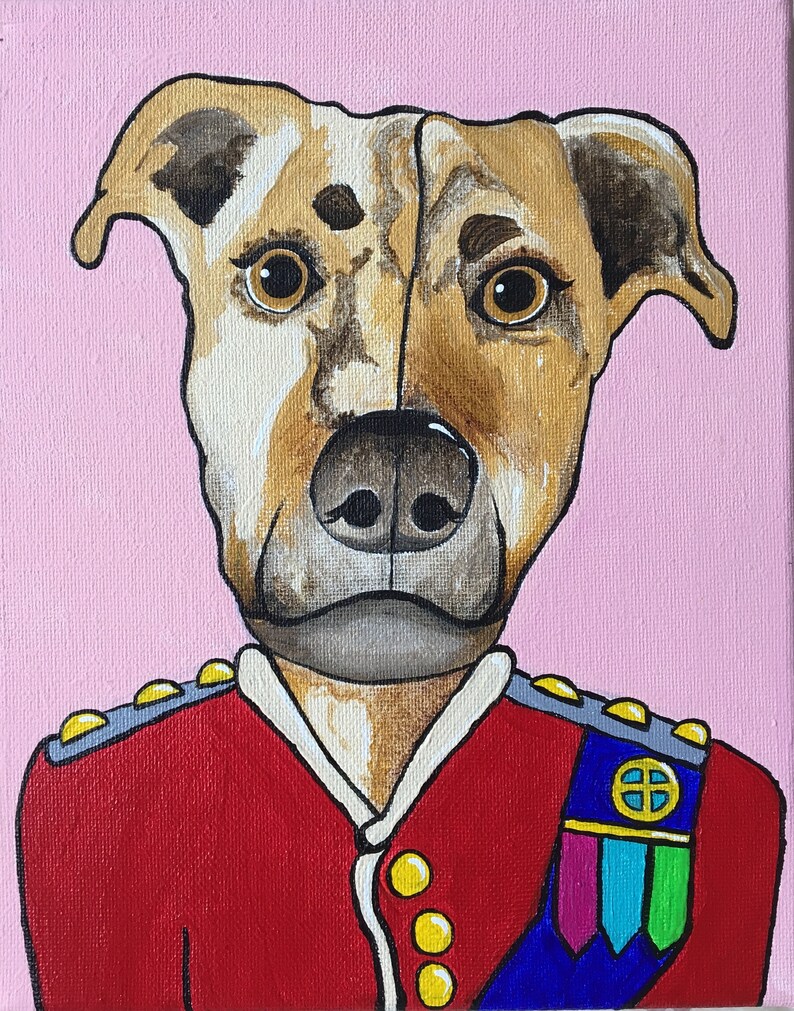 Custom Hand Painted Pop Art Pet Portraits - Etsy