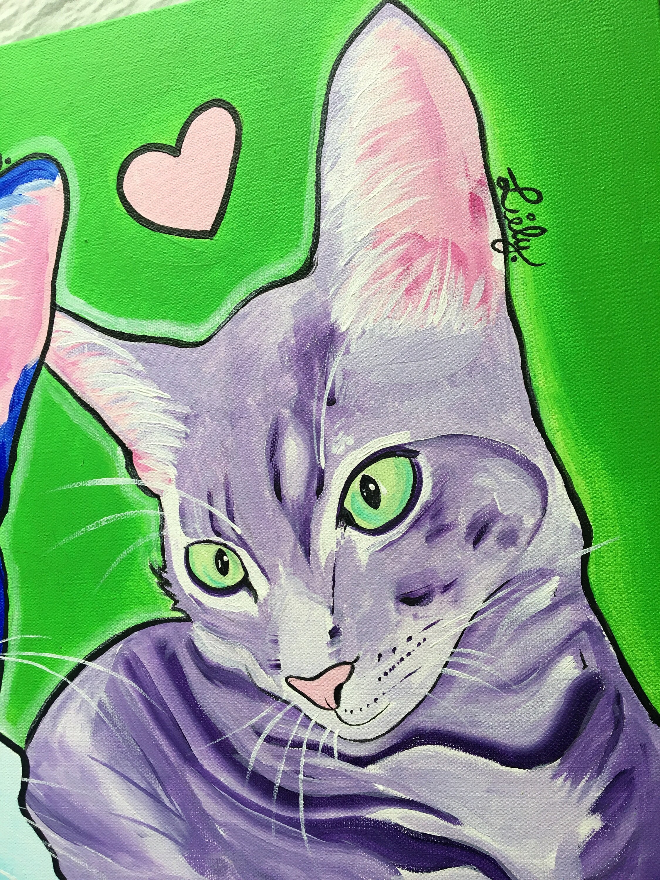 Custom Hand Painted Pop Art Pet Portraits - Etsy