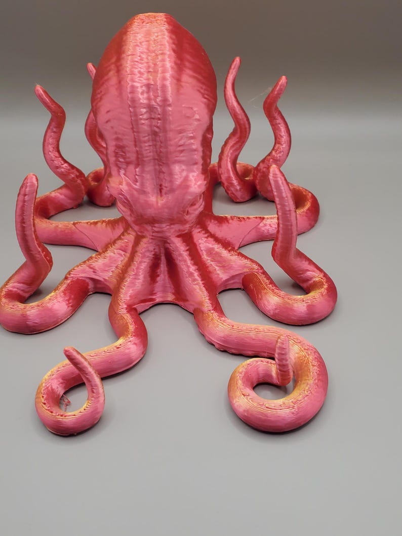 Colorful Octopus Decor - Unique Phone Holder Stand - Etsy