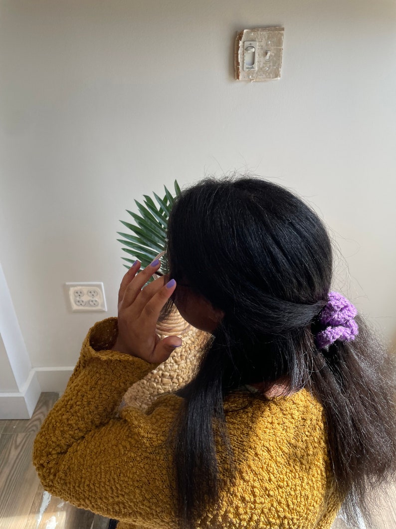 Handmade Crochet Scrunchies - Etsy