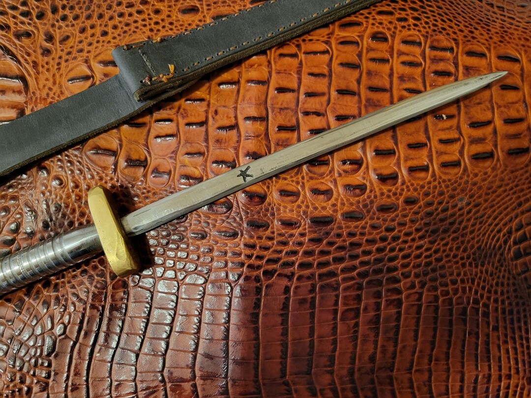 Queen Anne Dagger, 15", Black Leather Sheath, Letter Opener, Ear Dagger ...