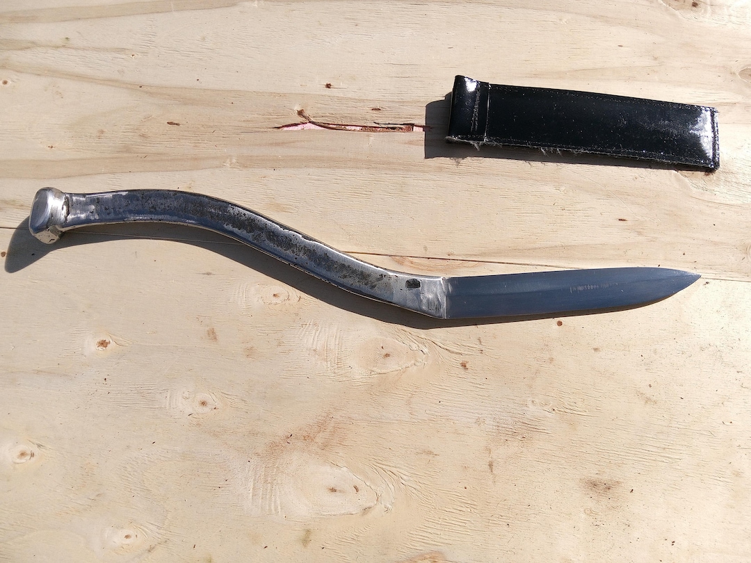 Large Knife From Curved Wrench, Boar Sword, Hog Splitter - Etsy