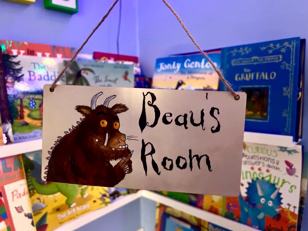 Gruffalo Room Sign Personalised Hand Painted - Etsy