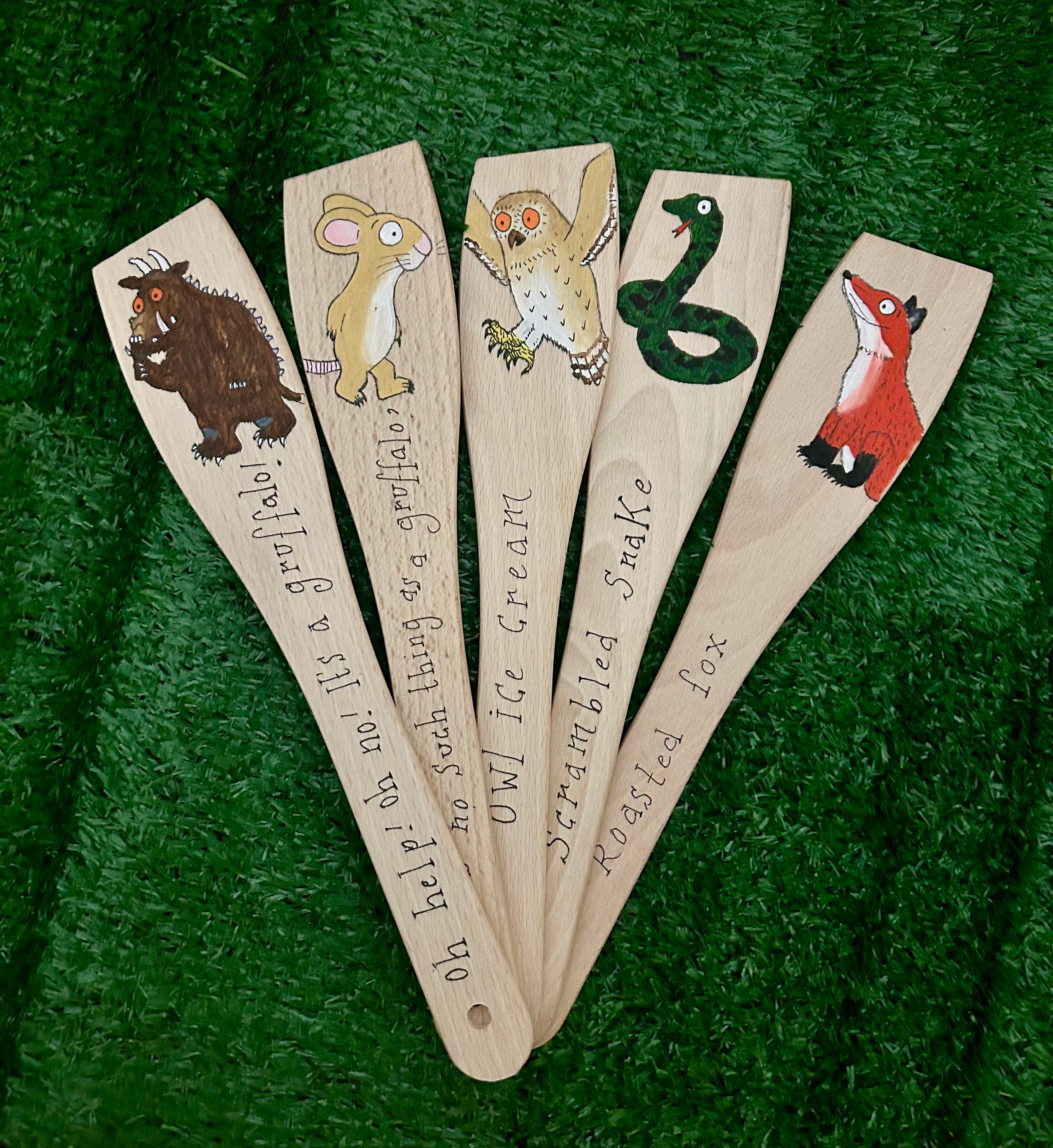 The Gruffalo Story Spoons - Etsy UK