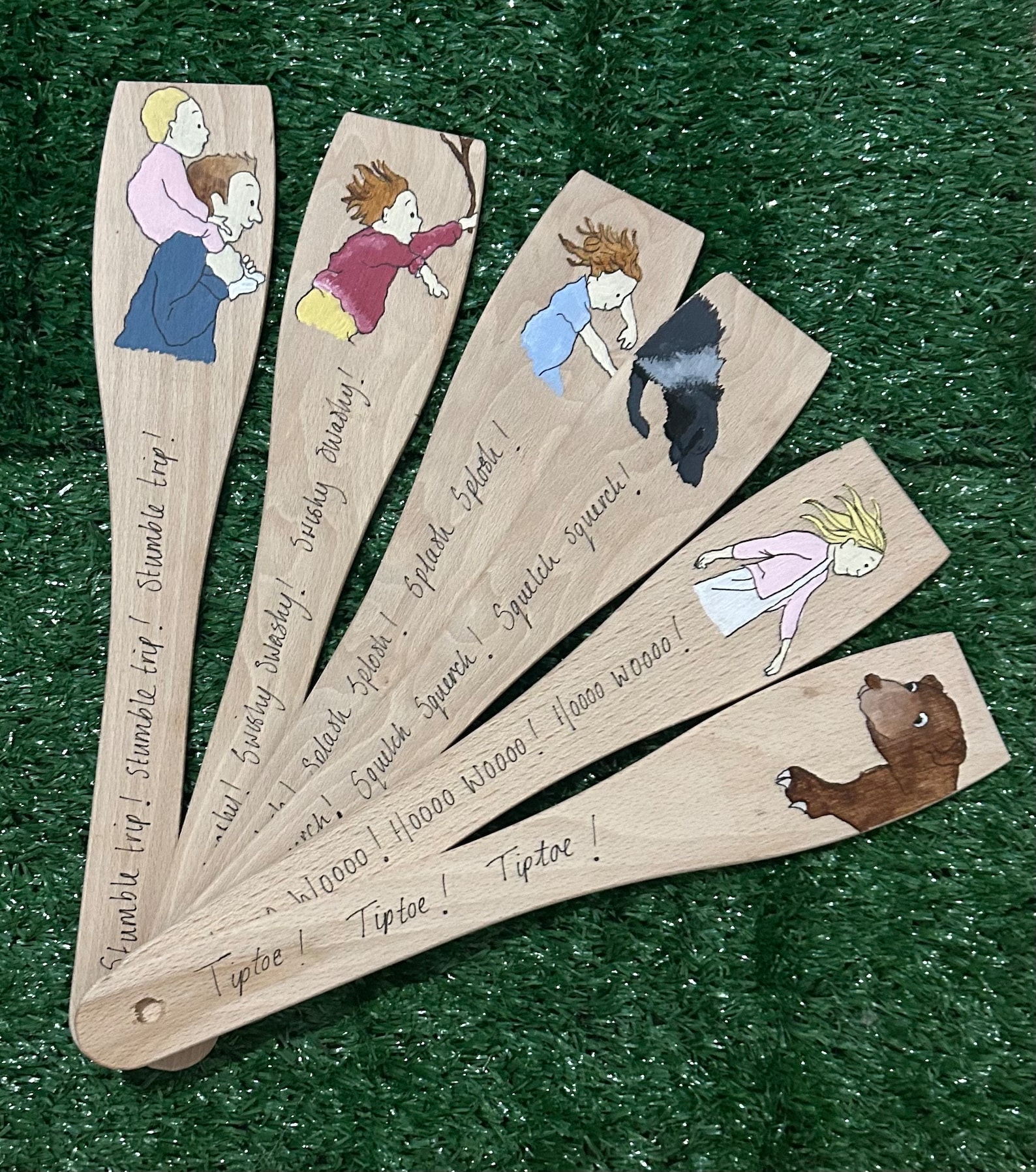 We’re Going on a Bear Hunt Story Spoons - Etsy UK