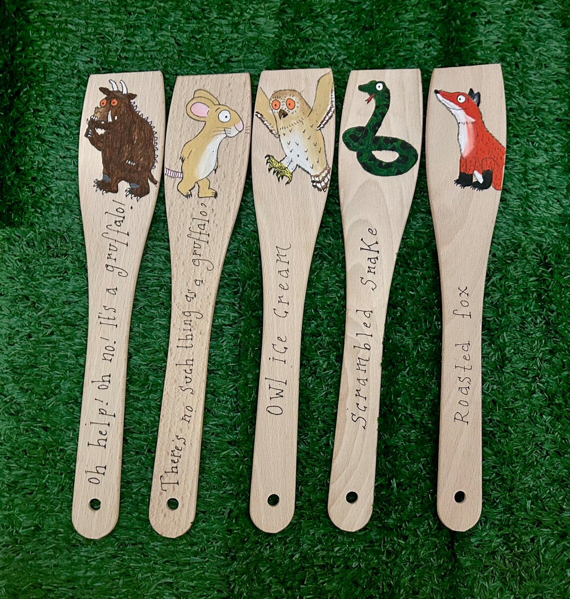 The Gruffalo Story Spoons - Etsy UK