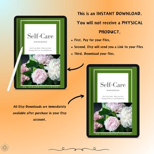Self Care Journal, Self Care Kit, Self Care Workbook, Self Care ...