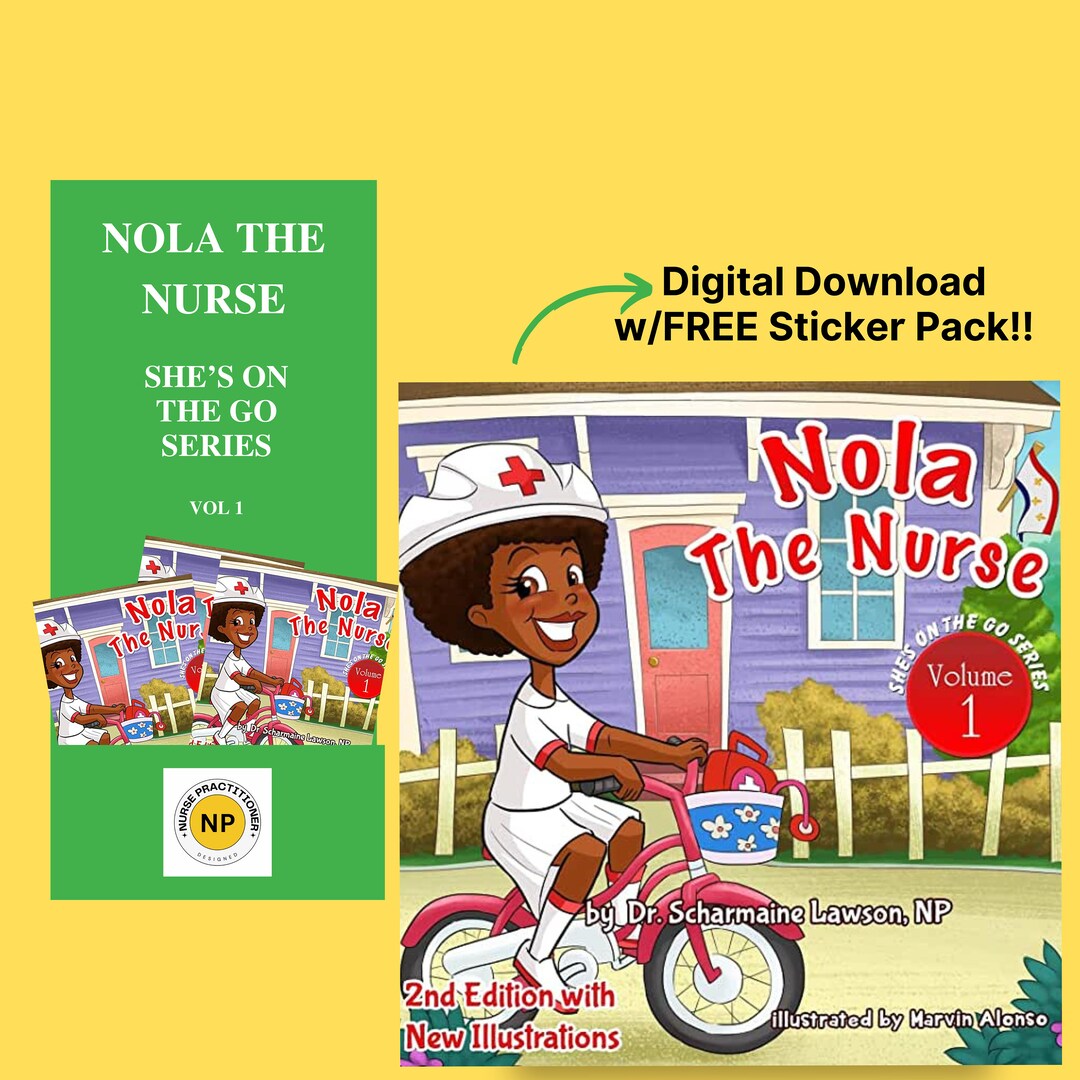 Children's Nurse Book | Kid Gift| Printable Kid Book | Baby Gift ...