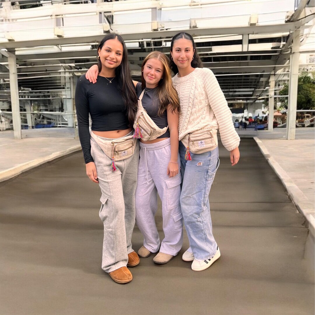 Fanny Pack, Style Savvy Eco-friendly Boho Hippie Style Hemp Fanny Pack ...