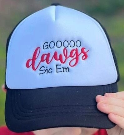 Georgia Go Dawgs Sic'em Trucker Hat Adult or Toddler - Etsy
