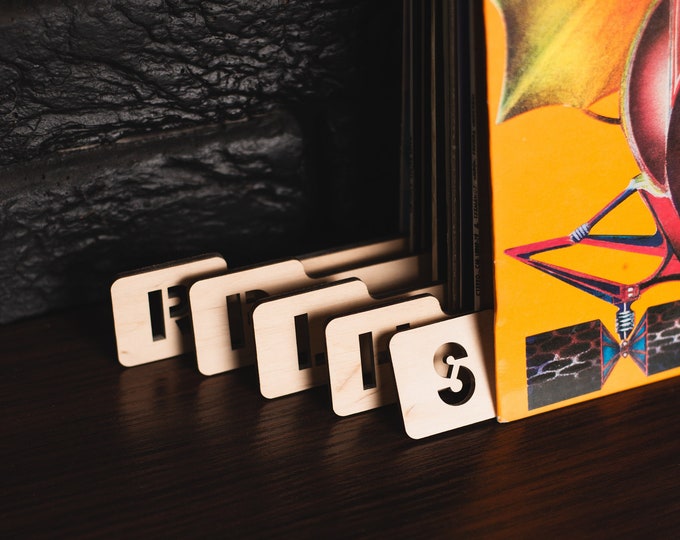 Alphabet Dividers, Record Separators, Book Dividers for Library, Book ...