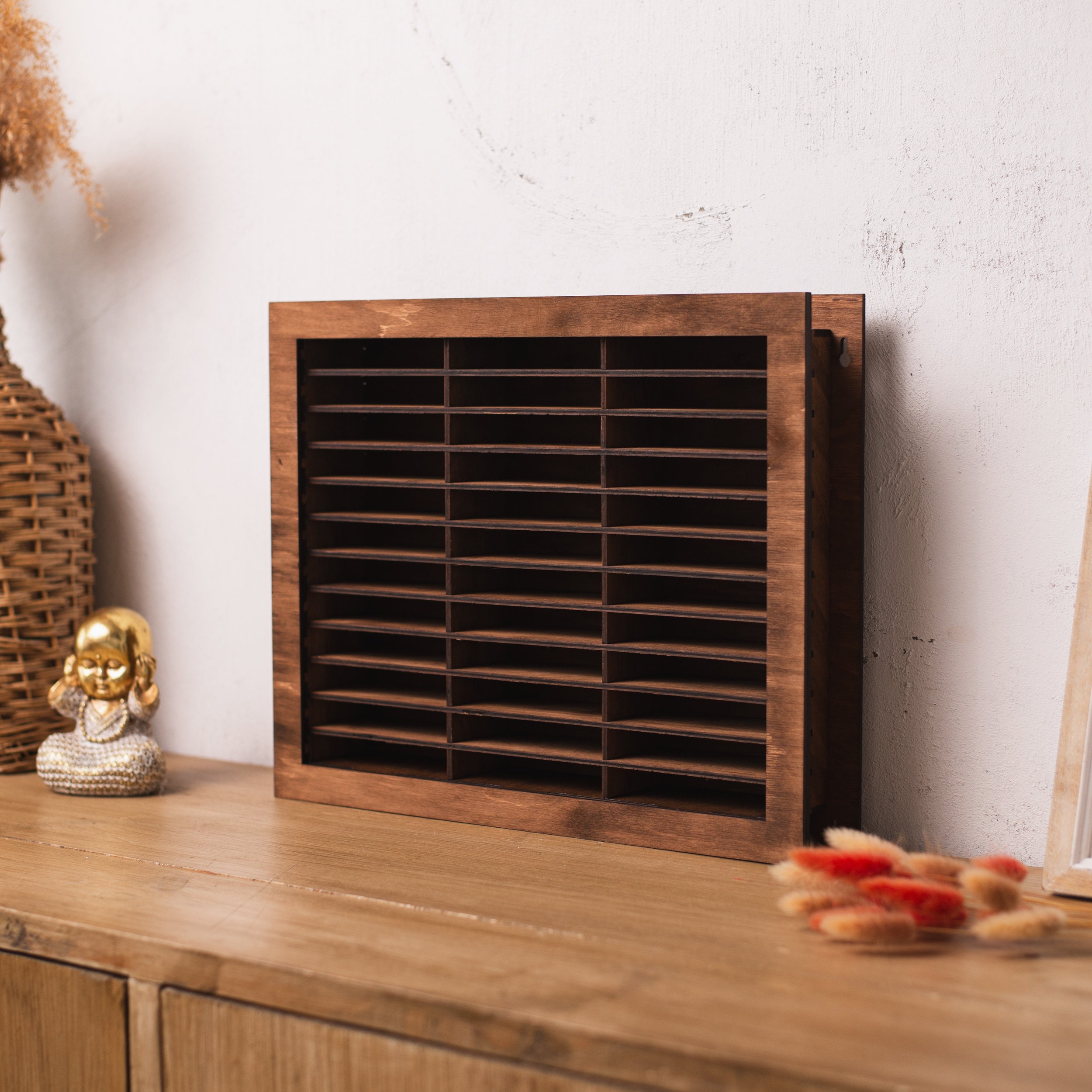 Wood Cassette Tape Holder, Cassette Tape Display, Cassette Tape Storage ...