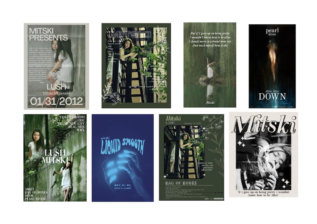 Laminated Mitski Posters lush - Etsy
