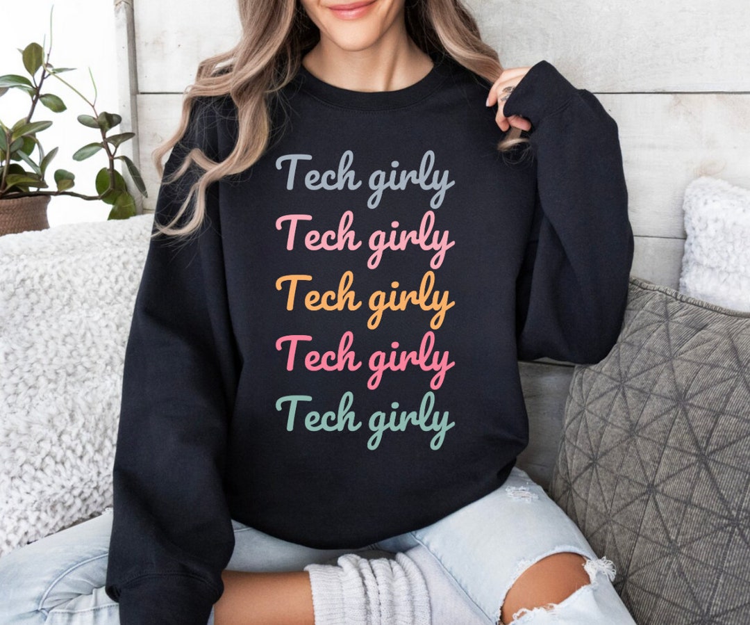 Girls in Technology Shirt, Women in Tech, Techy Girl Tee, Gift for IT Girly, Software Developer ...