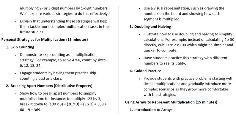 Grade 4 Math Full Course Lesson Plans, Assignments, and Answer Keys - Etsy