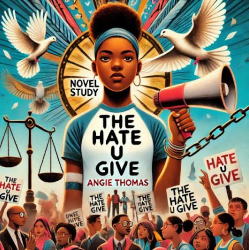 The Hate U Give by Angie Thomas Novel Study - Etsy