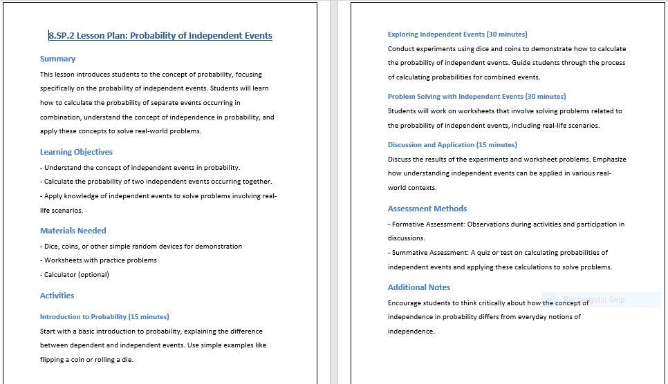 Grade 8 Math Full Course Lesson Plans - Etsy