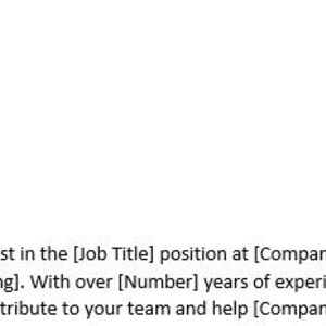 Cover Letter Template 2024 - Etsy