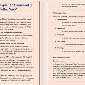 Charlotte's Web Novel Study - Etsy