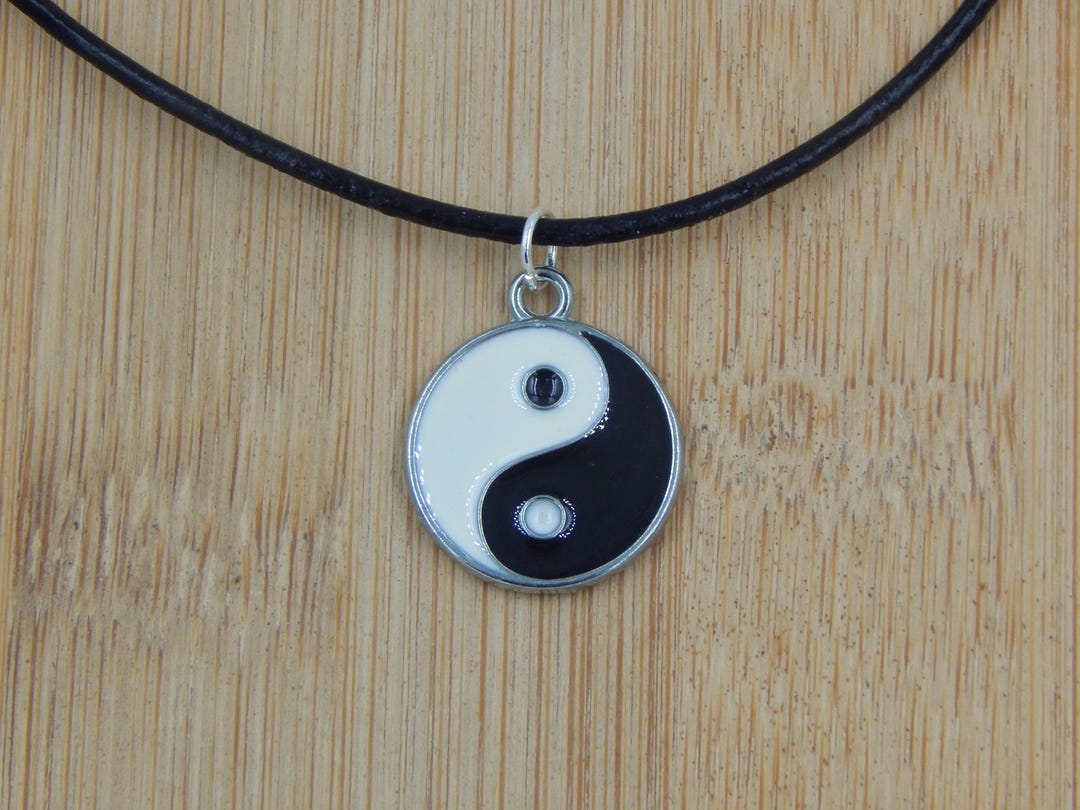 Yin Yang Necklace, Yin Yang Choker, Ying Yang Choker Necklace, Yin Yang ...