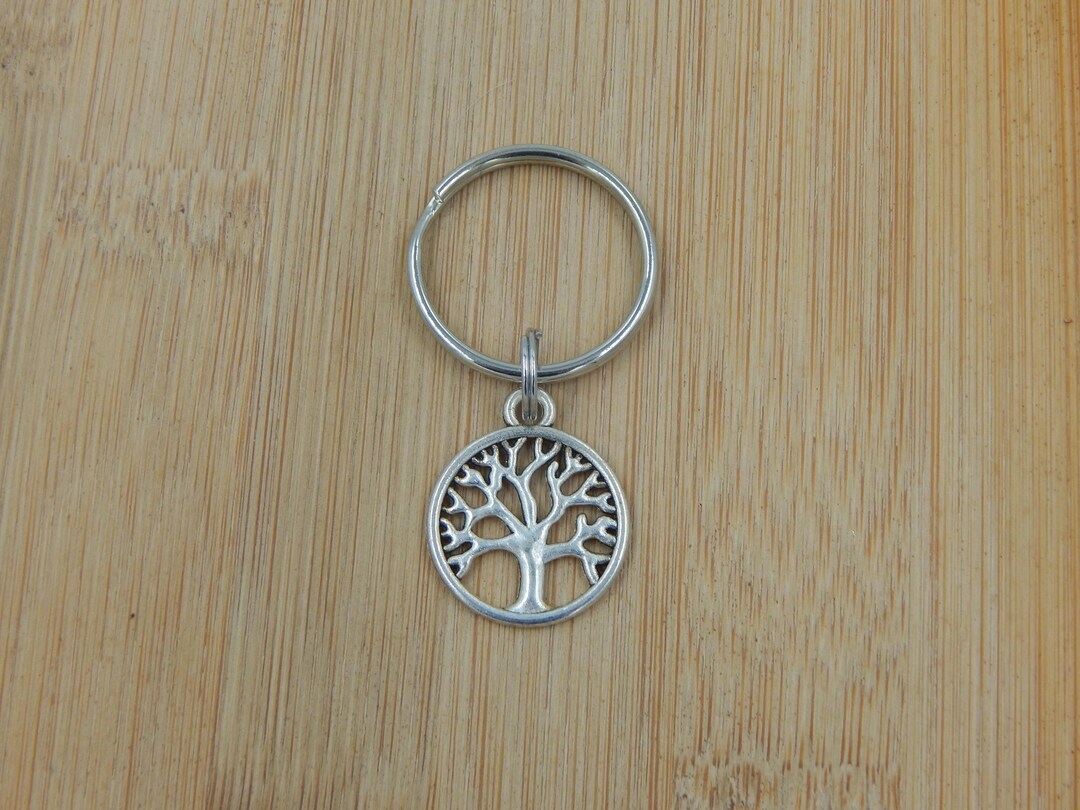 Tree of Life Keychain, Tree of Life Charm Keychain, Tree of Life Key ...