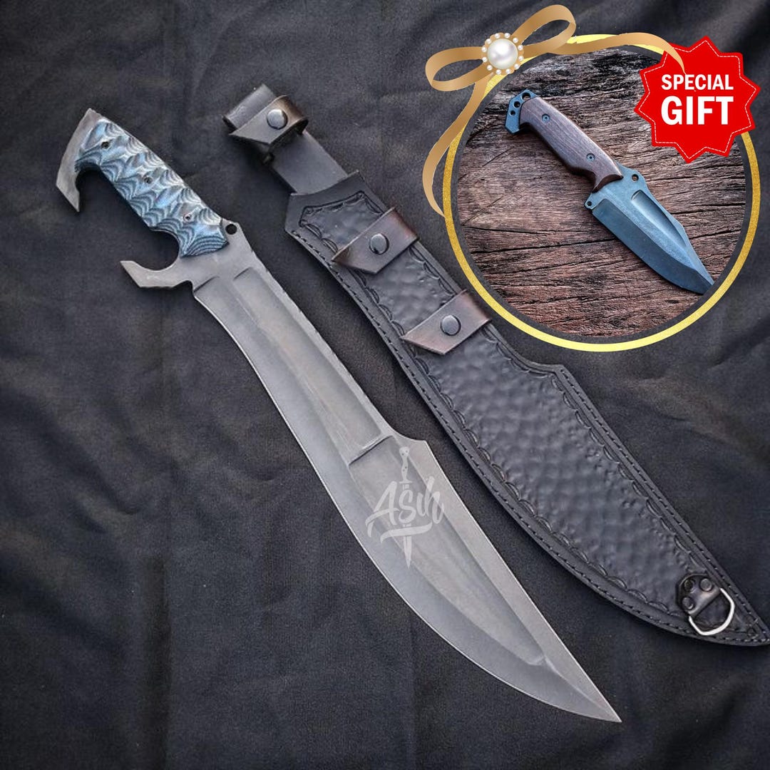 Machete Knife | Camping Knife | Survival Machete | Hand Forge-forest ...