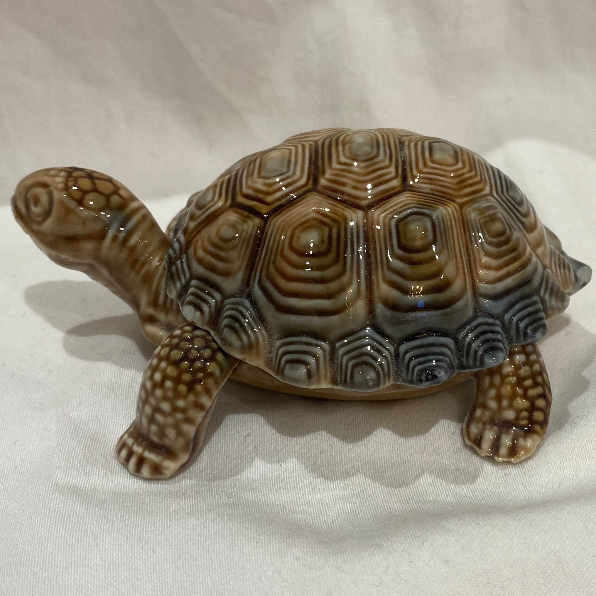 Vintage Wade Porcelain Turtle Trinket Box 1960s - Etsy