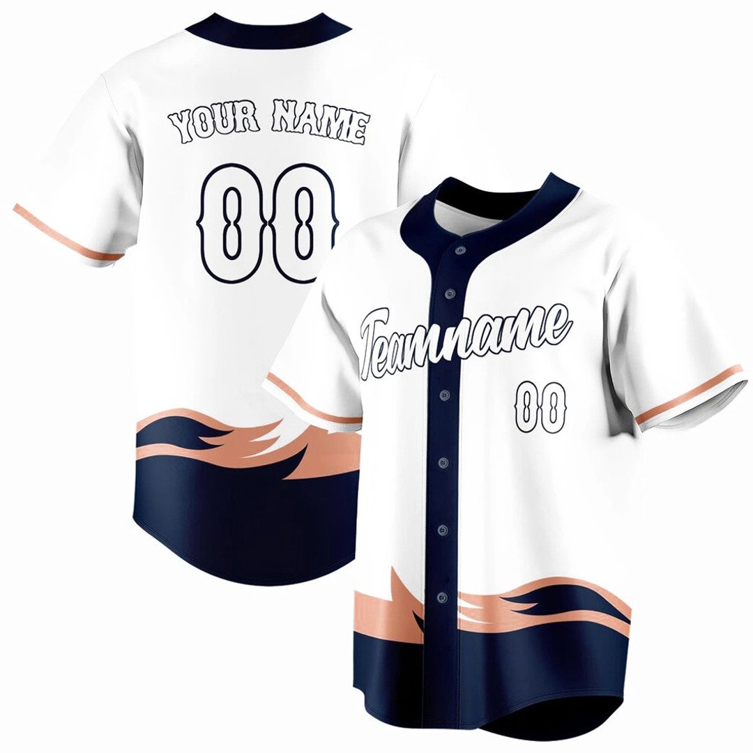 Personalized Vintage Team Name and Number, Custom Baseball Jersey ...