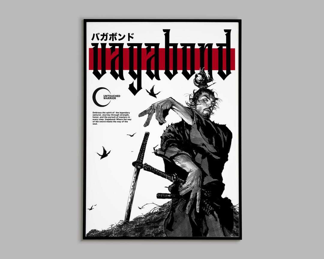 Vagabond Poster Wall Art Home Decor Vintage Wallpaper - Etsy