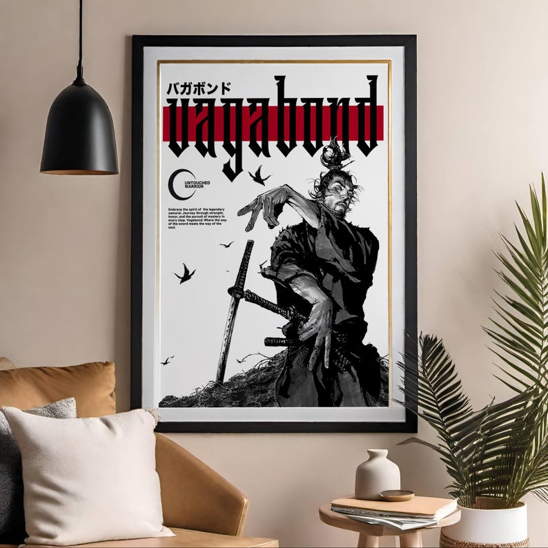 Vagabond Poster Wall Art Home Decor Vintage Wallpaper - Etsy