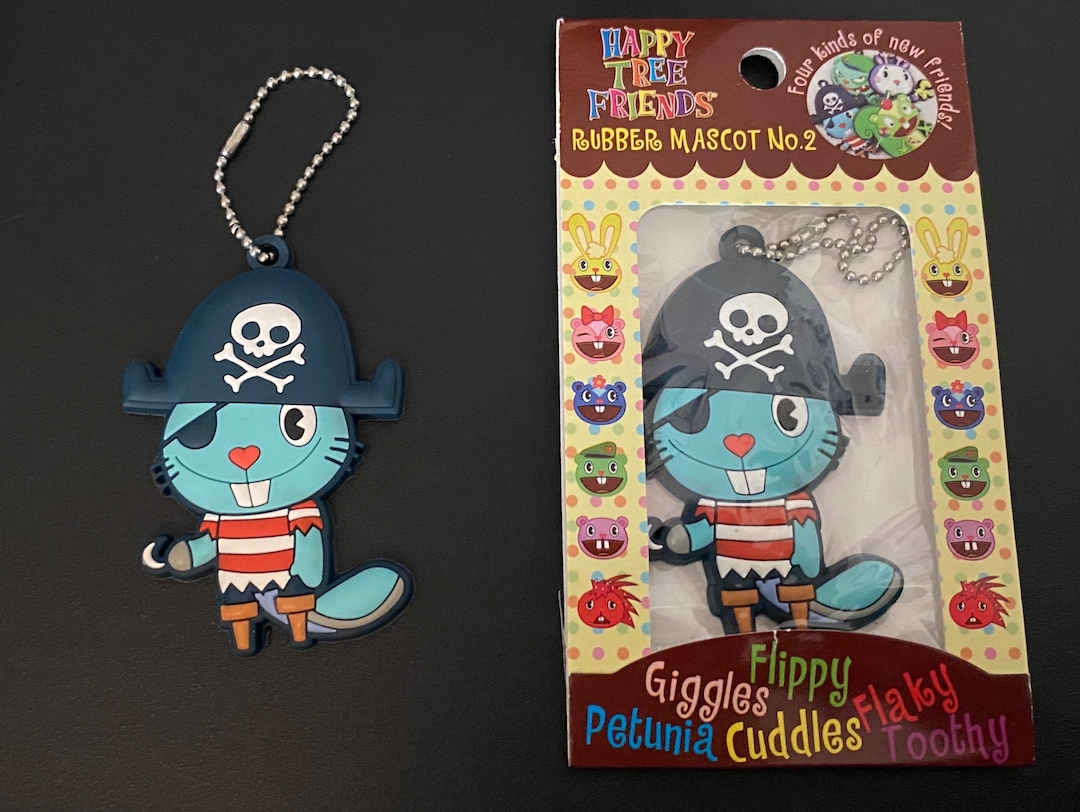 Russell Happy Tree Friends Collectible Keychain - Official Merchandise ...