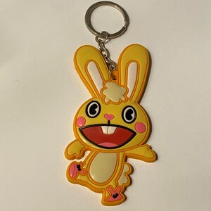 Flippy Happy Tree Friends Sticker Sliding Tin Case Storage Keychain ...