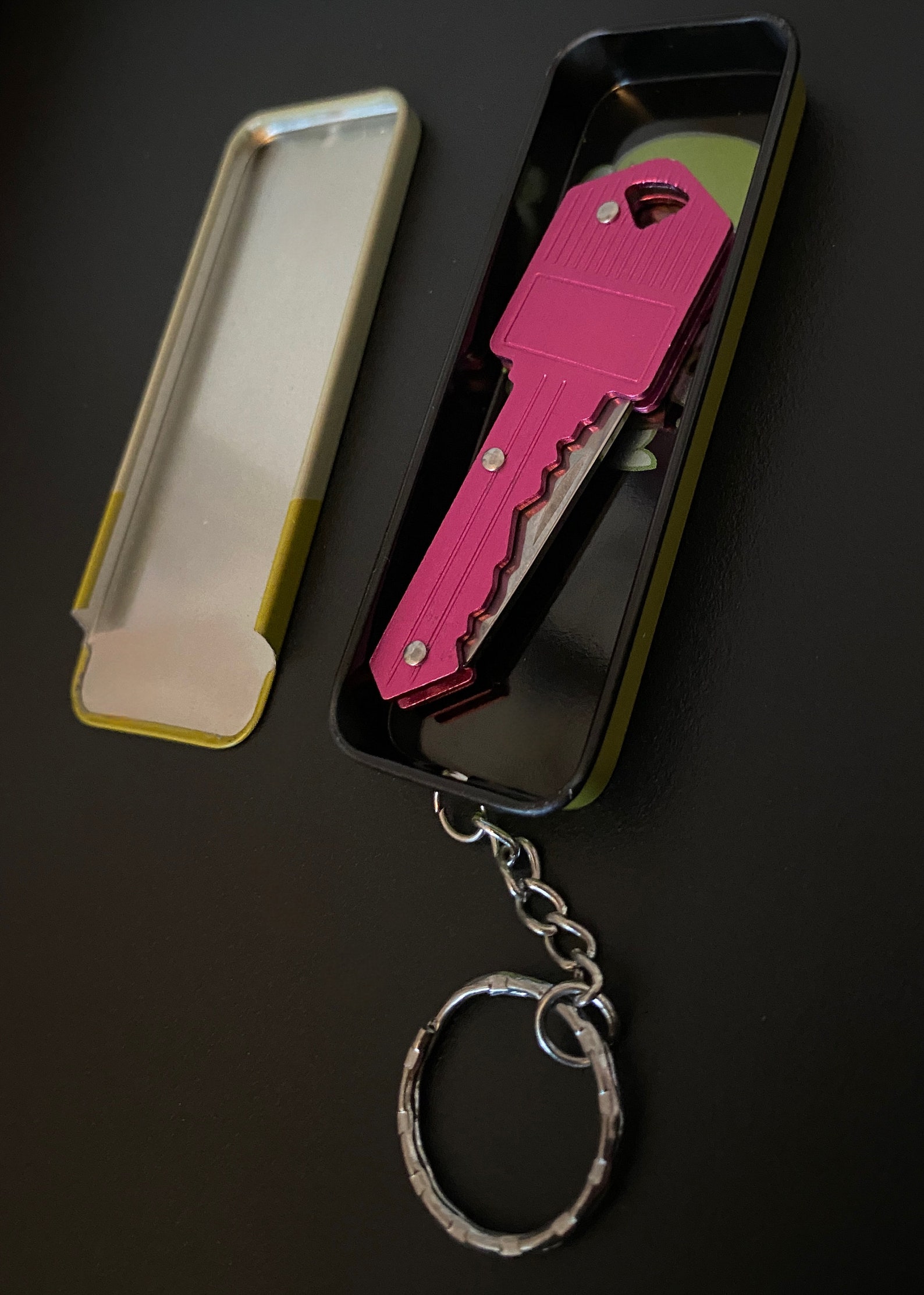 Flippy Happy Tree Friends Sticker Sliding Tin Case Storage Keychain ...